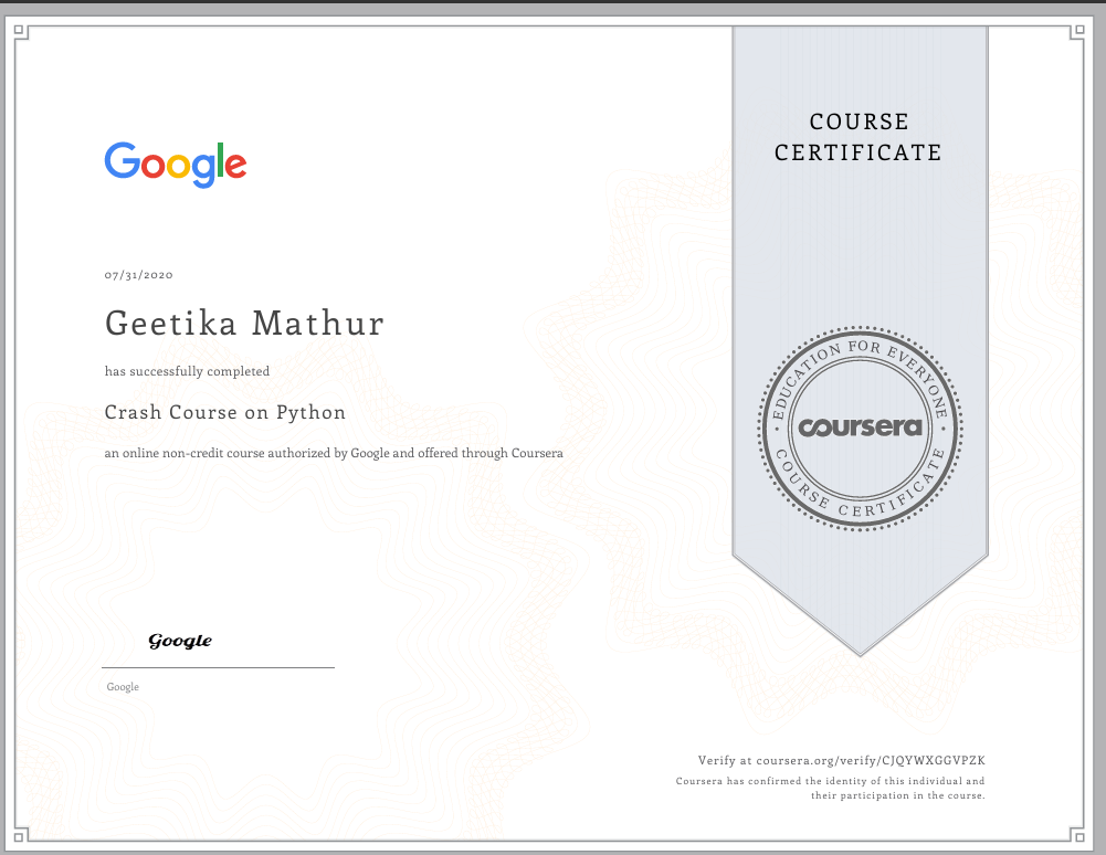Geetika Mathur - Web Developer & Technical Writer